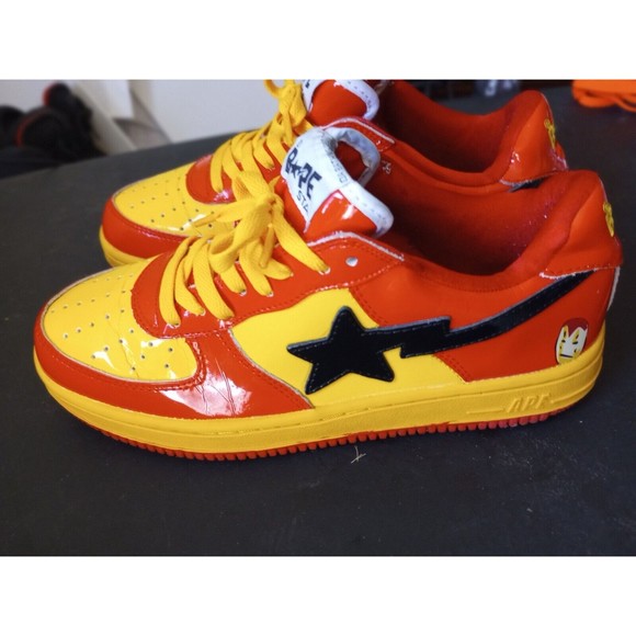Shoes | Very Rare Bapestas Marvel Comics X Iron Man 205 A Bathing Ape ...